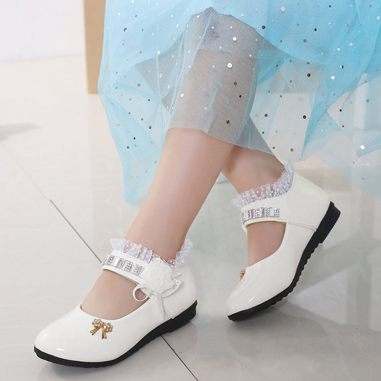 LEEy-World Girls Shoes Princess Girls Kids Party Shoes Infant Dance ...