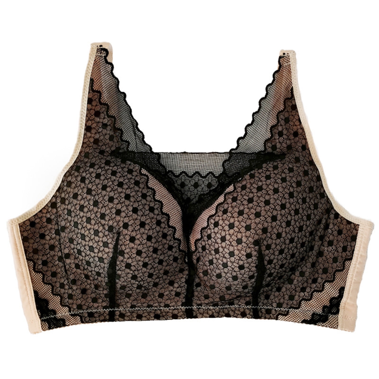 LEEy-World Lingerie for Women Bra UnderwearNylonSolid Color Wireless ...