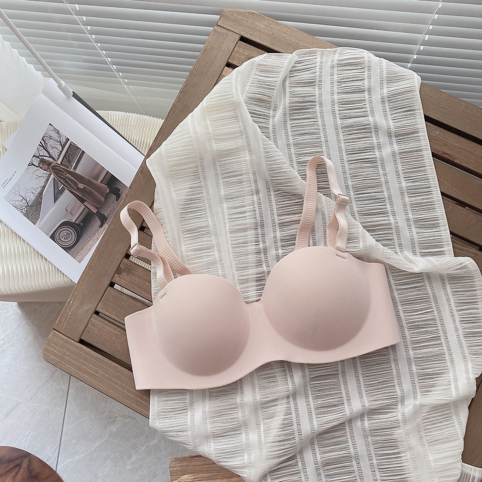 LEEy-World Lingerie for Women Low Cut Bra Women Underwear Bralette Crop ...