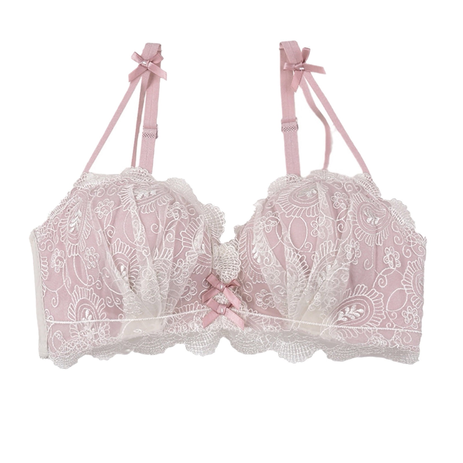 LEEy-World Sports Bras for Women Womens Underwire Bra Lace Floral Bra ...