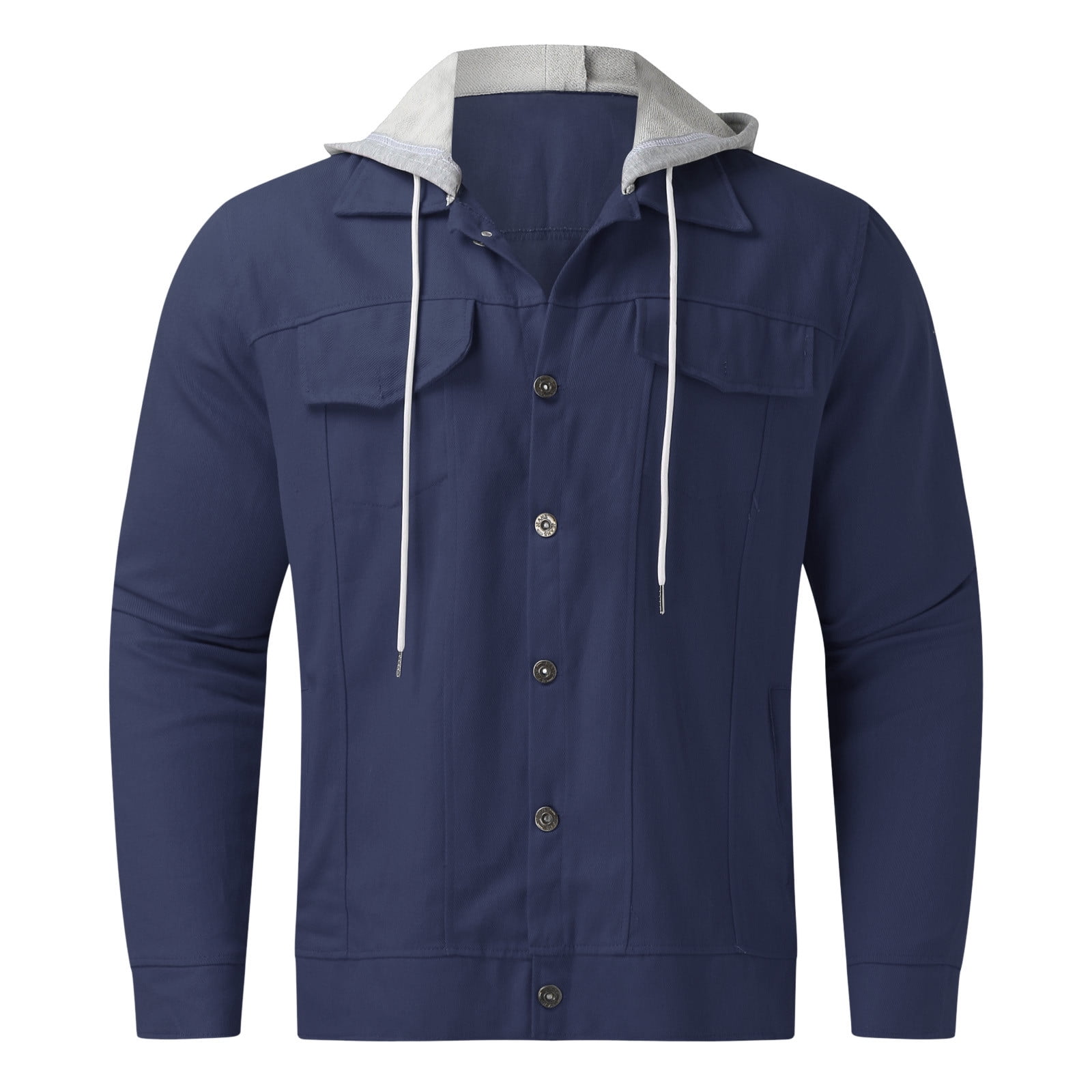 LEEy-world Jackets for Men Authentics Men's Long Sleeve Quilted Lined ...