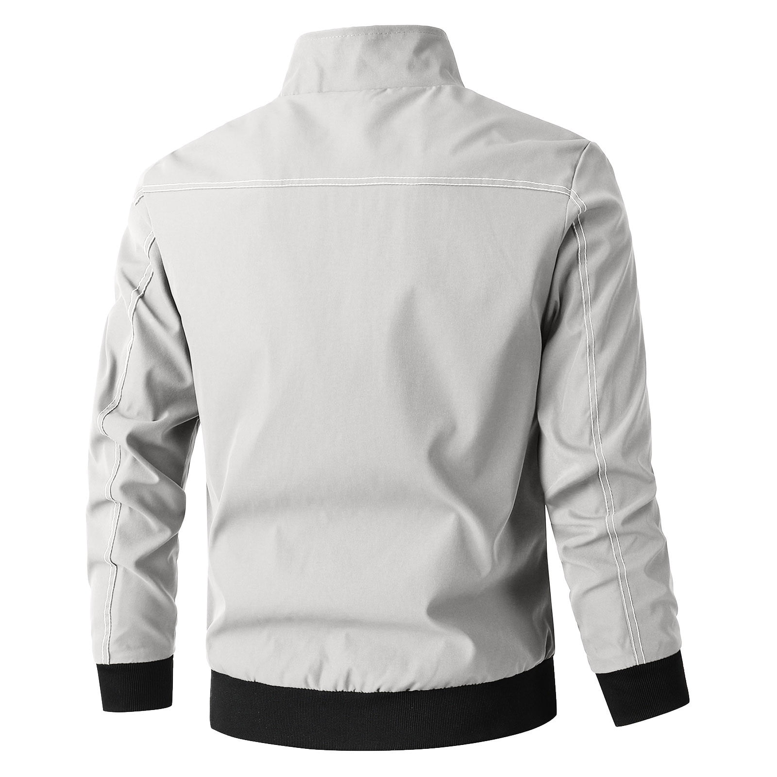 LEEy-world Jackets for Men Flannel Plaid Shirt Jacket for Men Sherpa ...