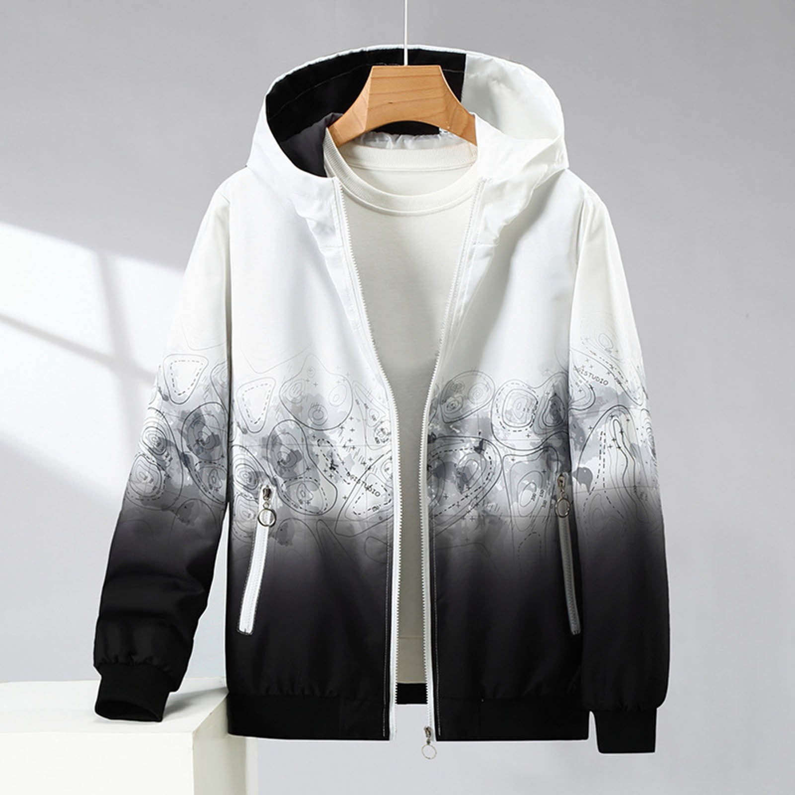 LEEy-world Jean Jacket For Men Men's Tactical Jackets Winter Full Zip ...