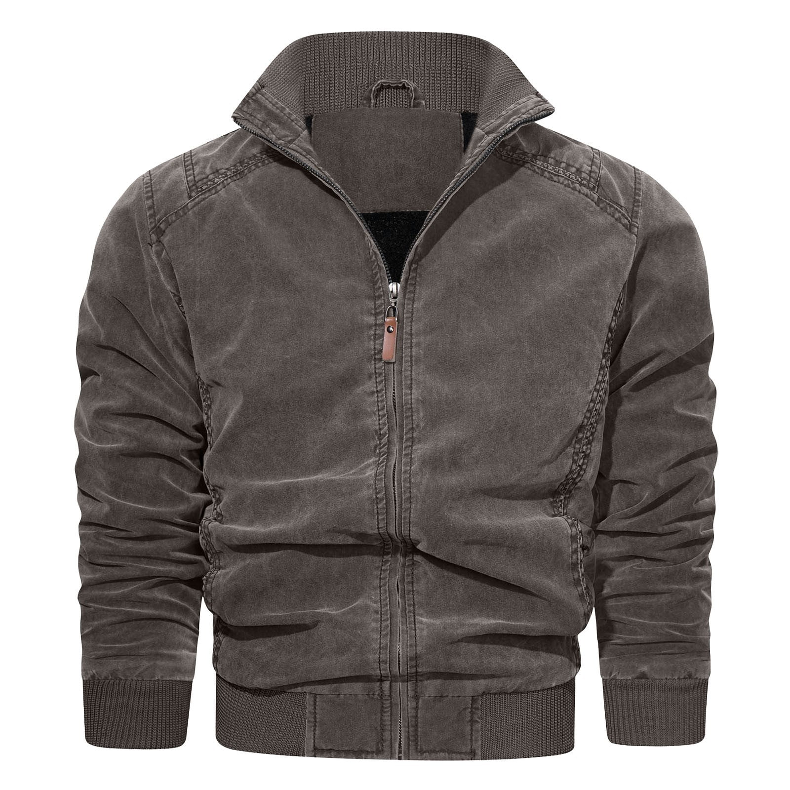 LEEy-world Jean Jacket Men's Tactical Jacket Lined Soft Shell Winter ...