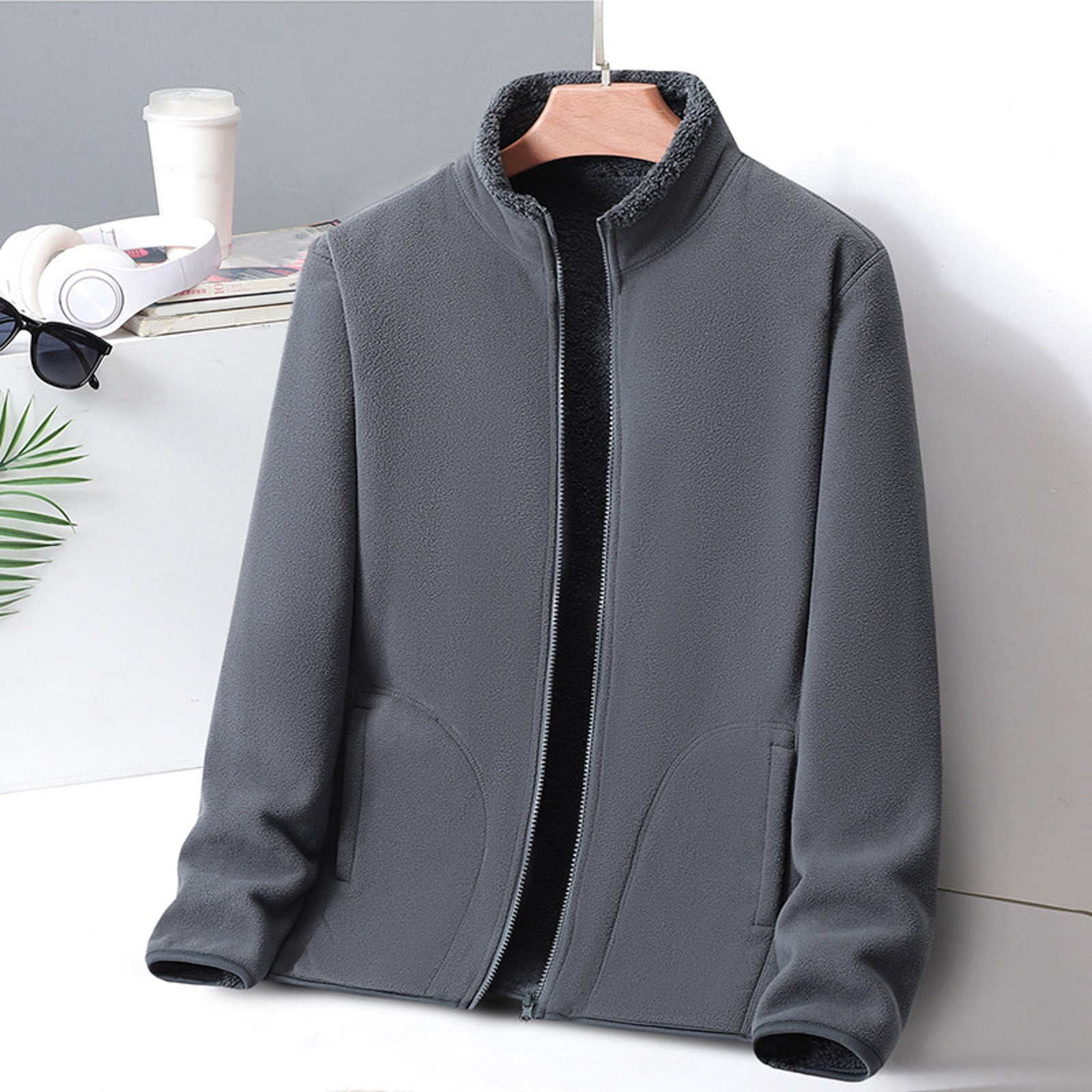 LEEy-world Men'S Slim Fit Lightweight Softshell Flight Bomber Jacket ...