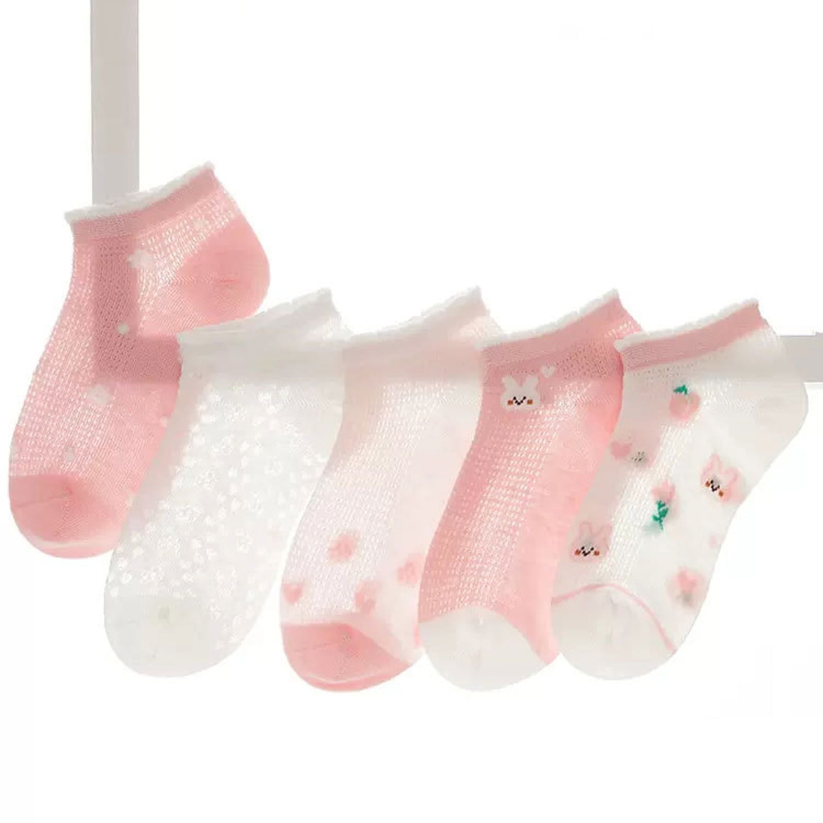 LEEy-world Toddler Socks Children Girls Mesh Socks Breathable Soft ...