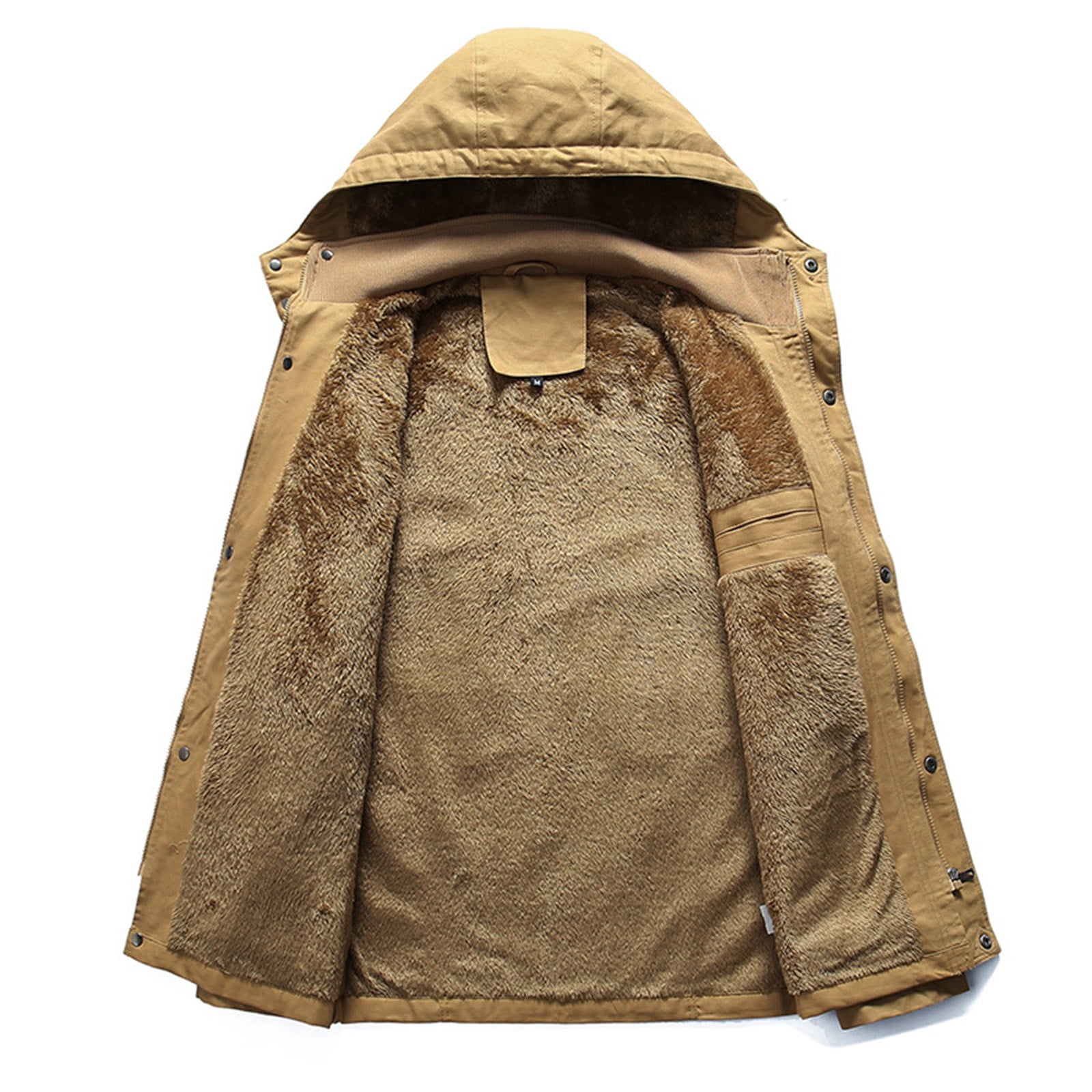 LEEy-world Winter Coats for Men Mens Lightweight Softshell Jacket With ...