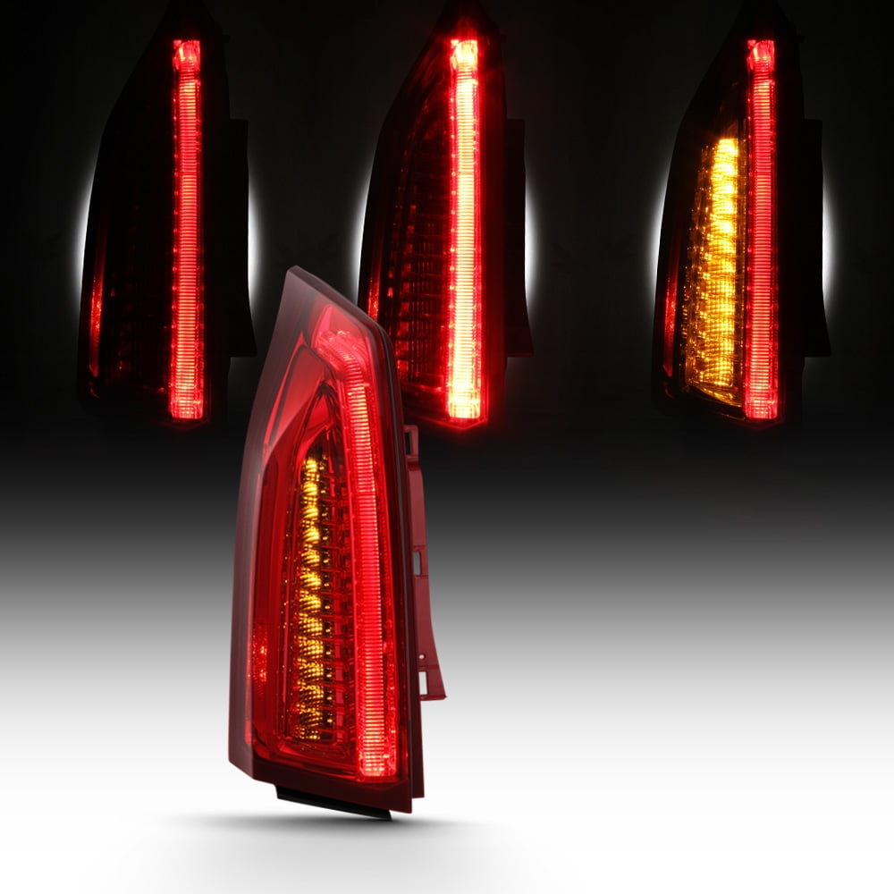 [LEFT] 2013-2016 2017 2018 Cadillac ATS Sedan LED Tail Light Lamp LH ...