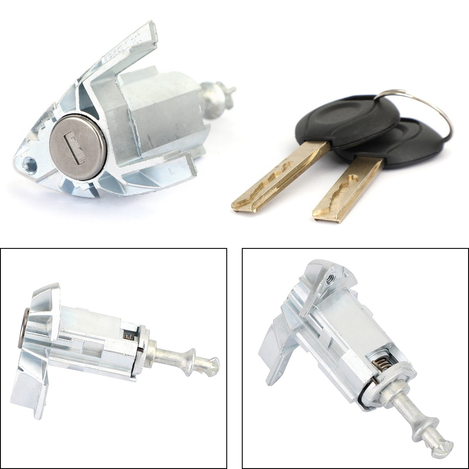 LEFT DRIVER DOOR LOCK CYLINDER BARREL ASSEMBLY w/ 2 KEYS for BMW X5 E53 ...