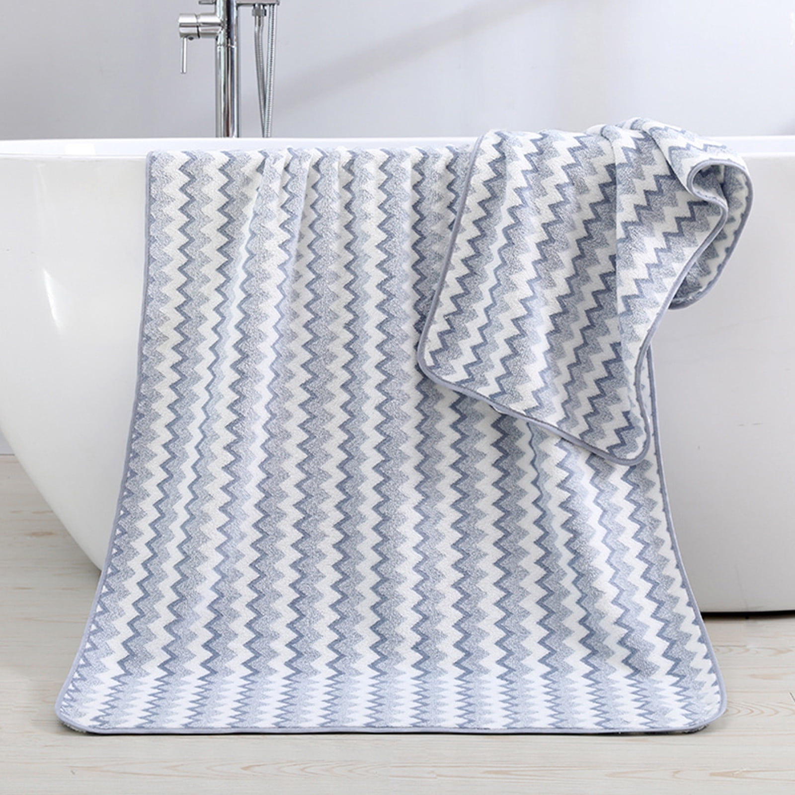 LEFTHIGH Home 2 Piece Bath Towel Set Large and Medium Thick Soft ...
