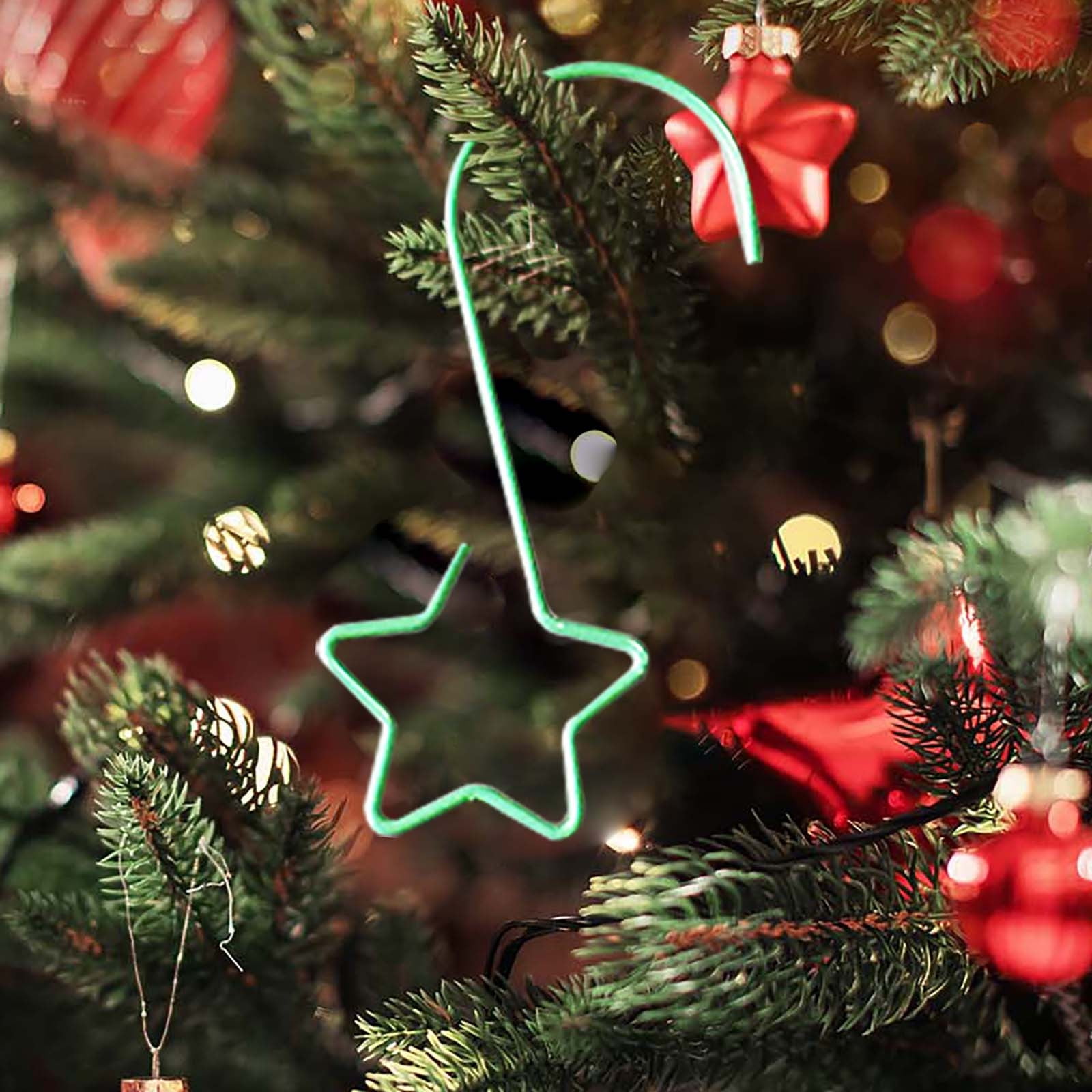 LEFTHIGH Home 50mm Christmas Tree Decoration Hook Christmas Color ...