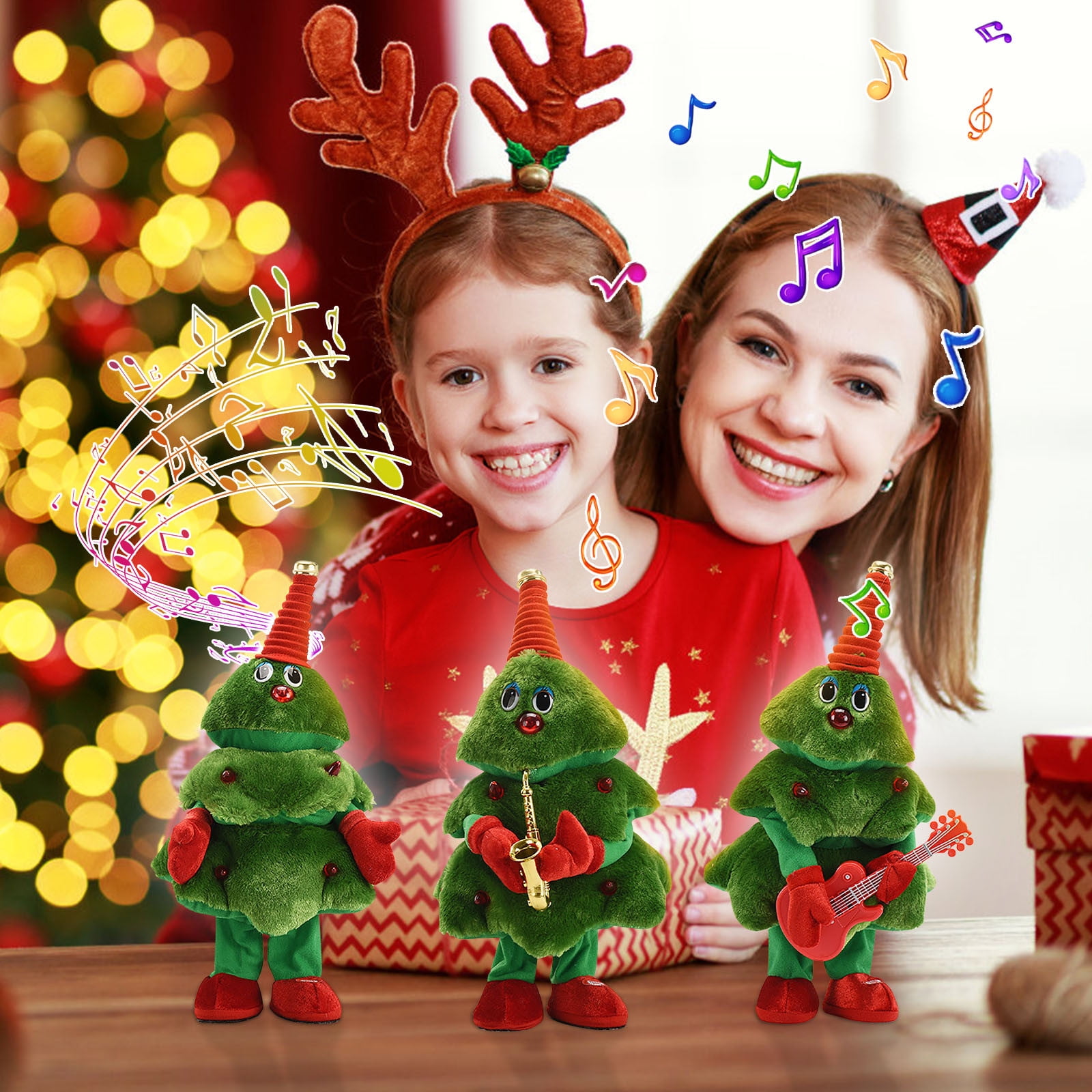 LEFTHIGH Home Christmas Toys Christmas Trees Sing And Dance Christmas ...