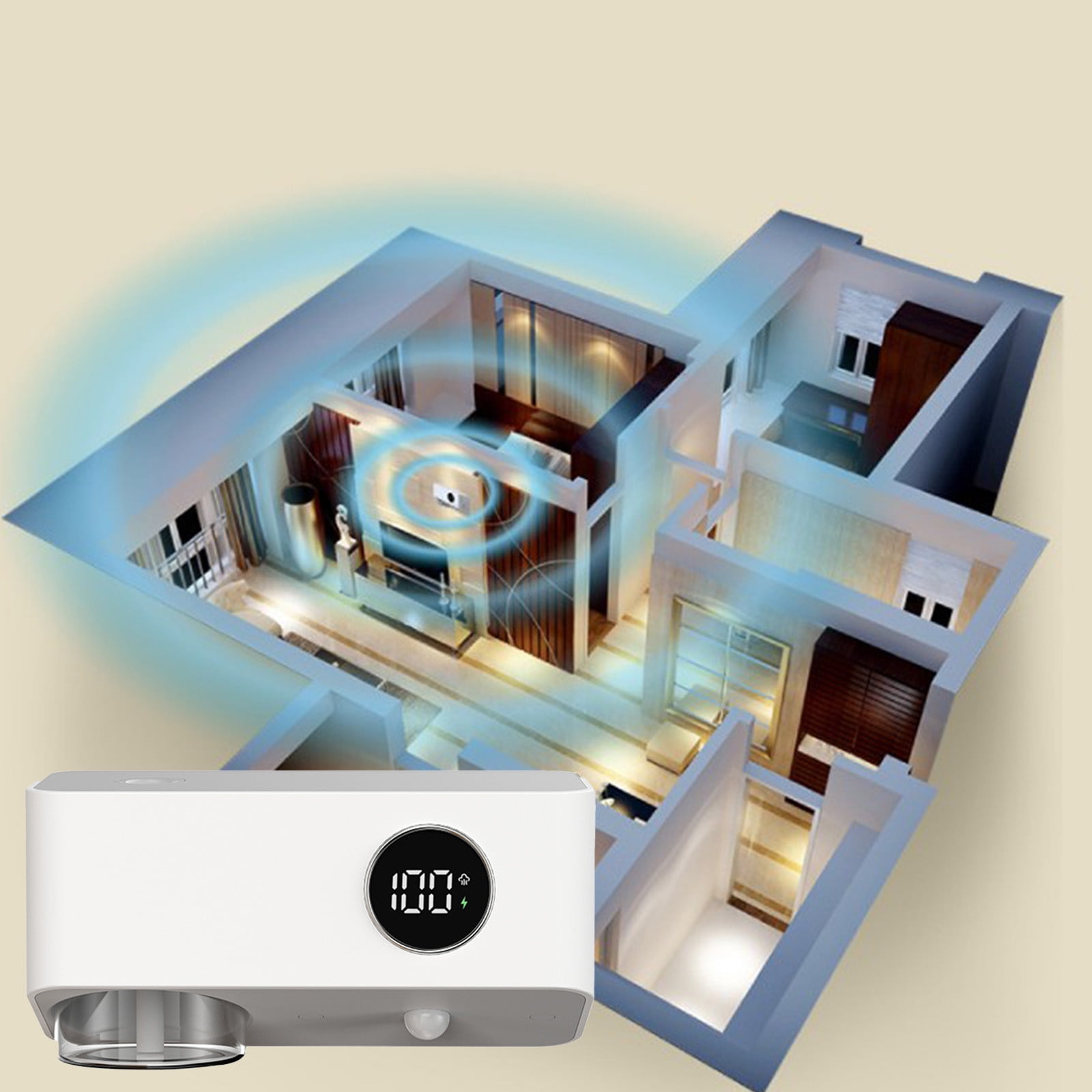 LEFTHIGH Home Commercial Smell Machine Oil Diffuser Oil Capacity Waterless Oil Diffuser for Home ...