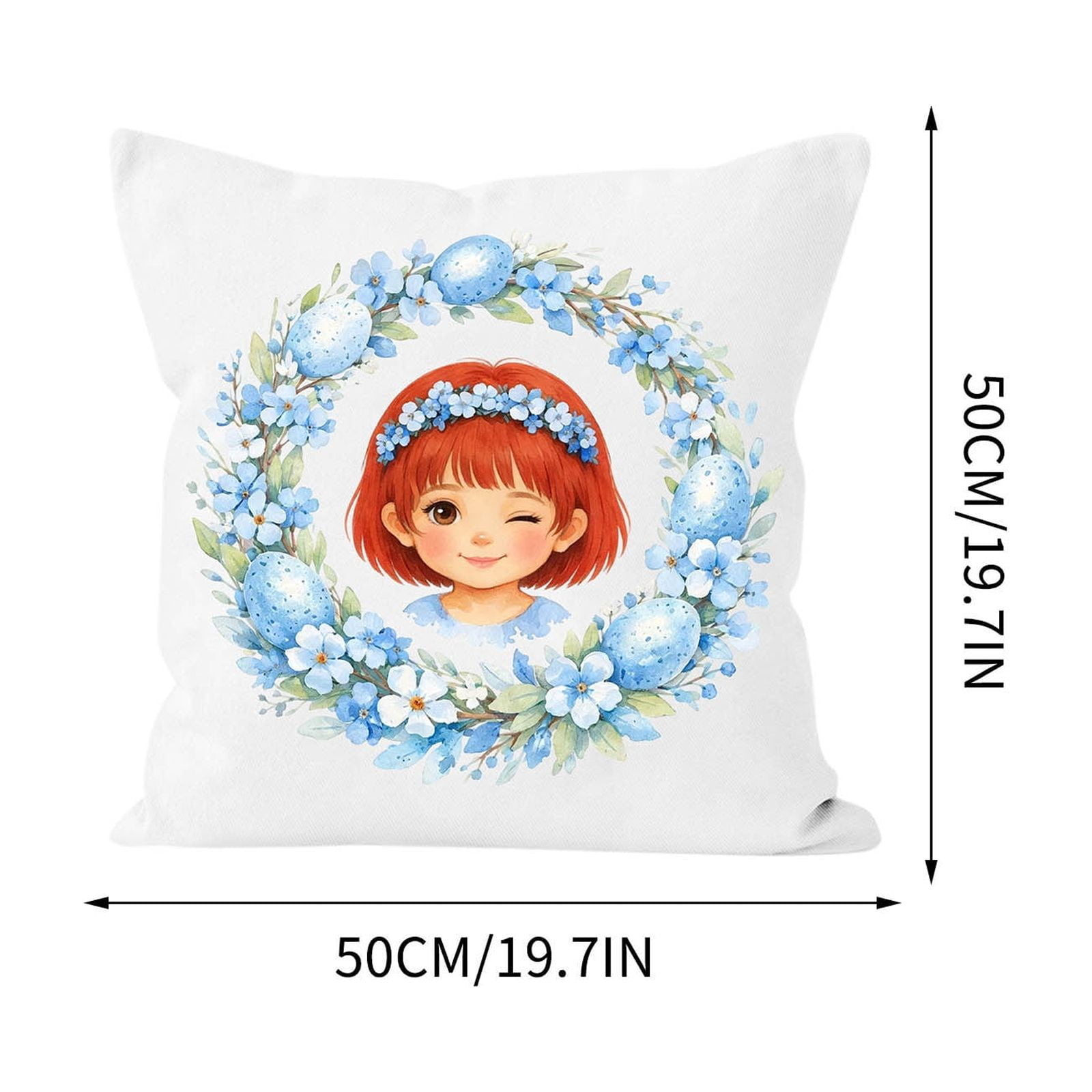 LEFTHIGH Home Easter Character Painting Series Cushion Soft Throw ...