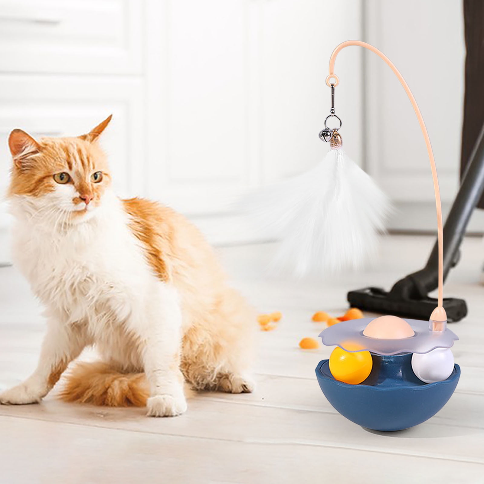 LEFTHIGH Toys Cats Toys 4 in 1 Interactive Cats Toys for Indoor Cats ...