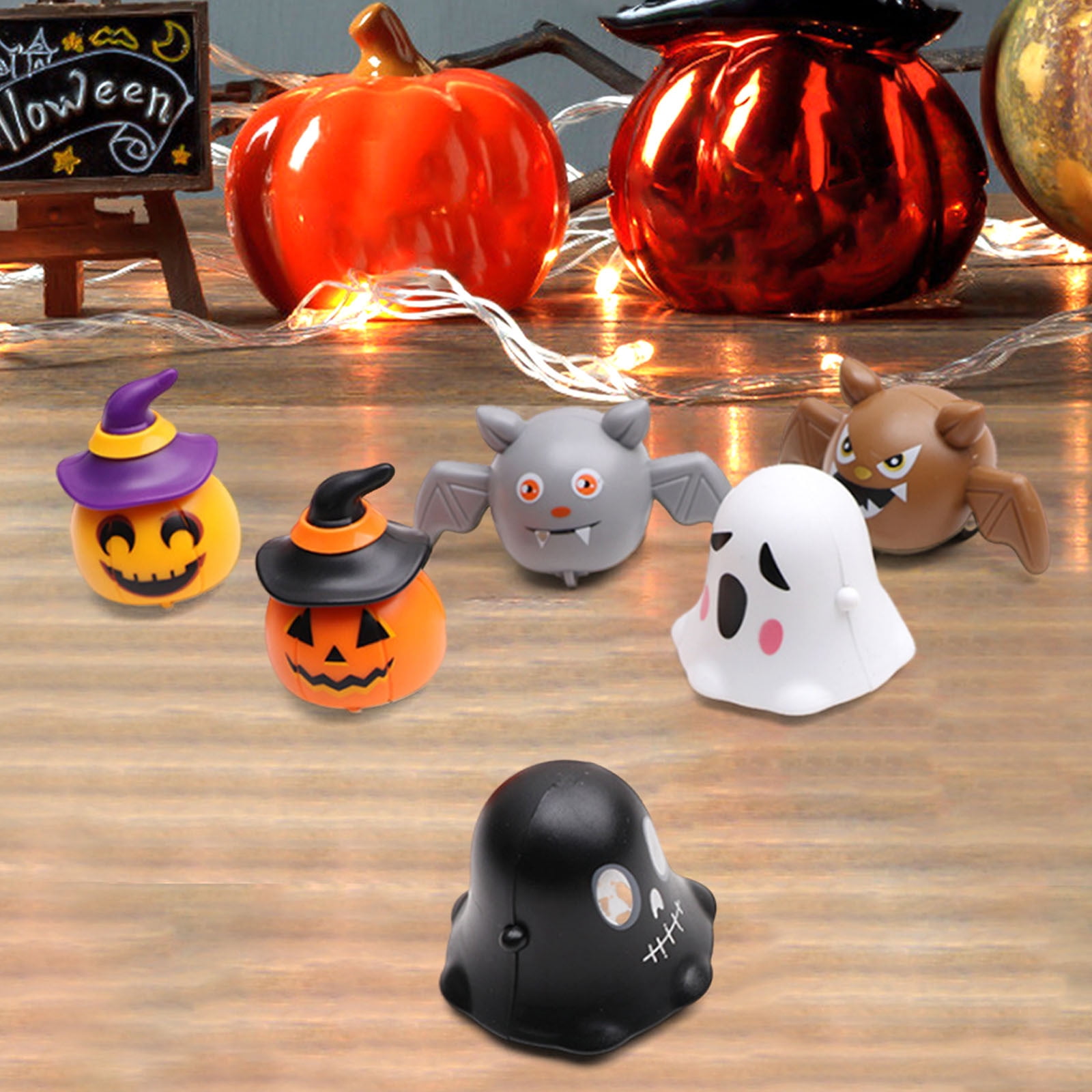 LEFTHIGH Toys Children's Jai Alai Toy Car Halloween Pumpkin Ghost Skull ...
