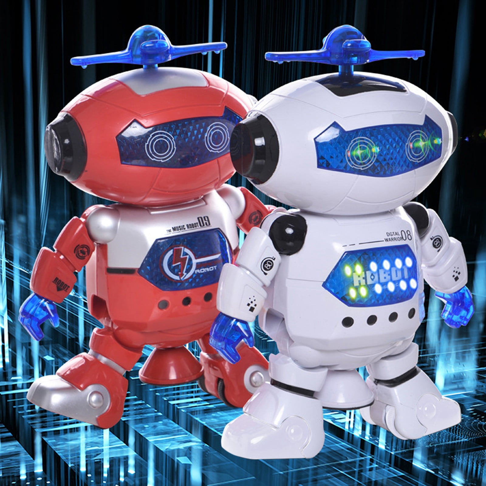 LEFTHIGH Toys Electronic Walking Dancing Space Robot Astronaut Kids ...