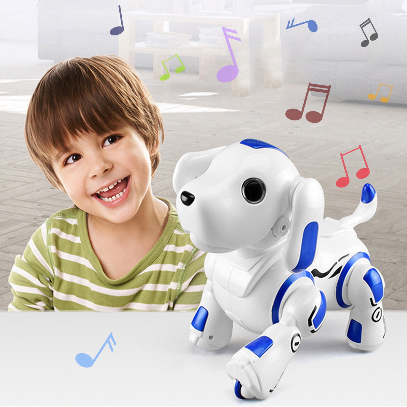 LEFTHIGH Toys Games 837 Intelligent Remote Control Robot Dog Induction ...