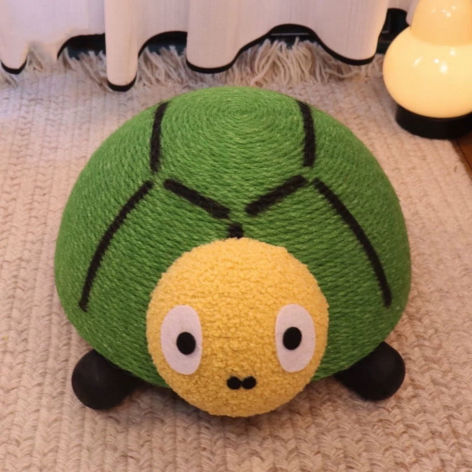 LEFTHIGH Toys Unique Turtle Shaped Cats Scratching Board for Use High ...