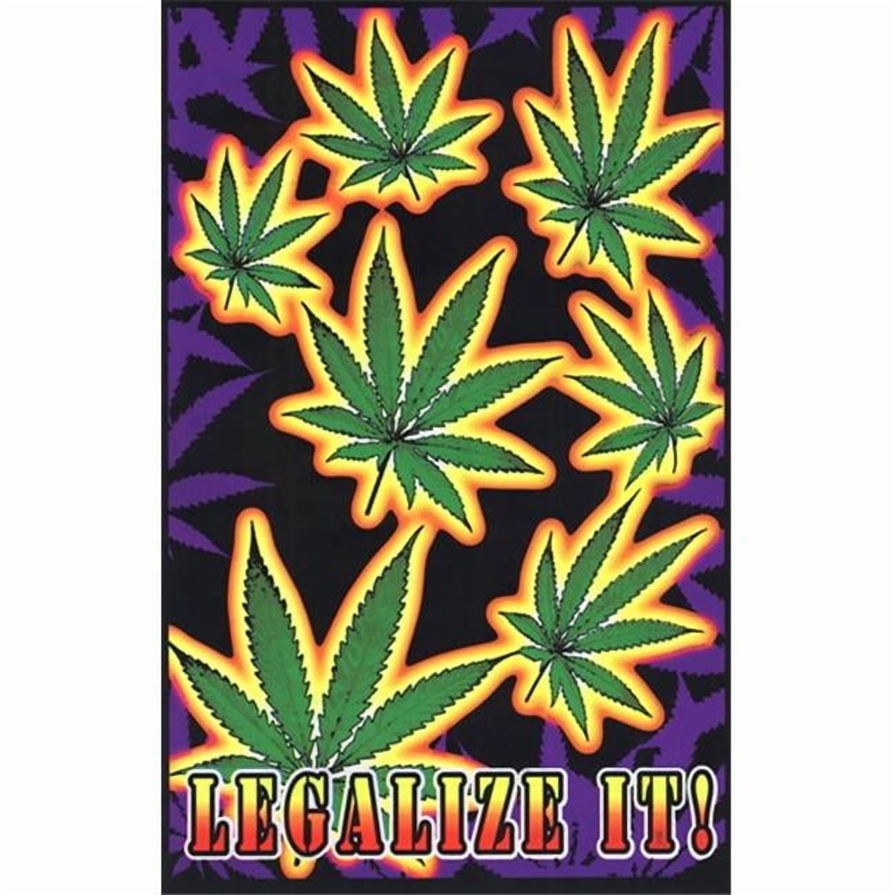 LEGALIZE IT II - Blacklight - 23.00 x 35.00 Poster Print - Walmart.com