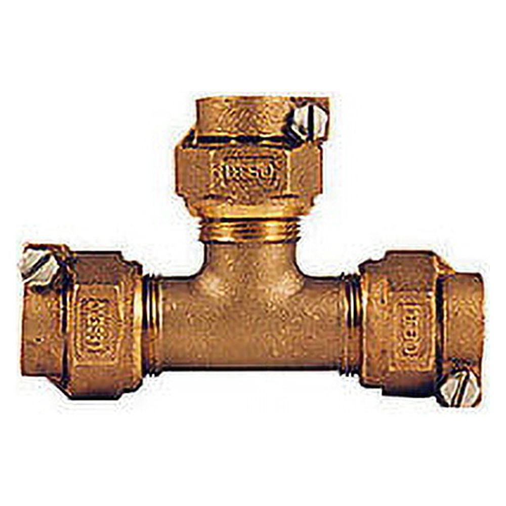 LEGEND VALVE AND FITTING INC 313-395NL 1" CTSxPK Water Tee - Walmart.com