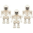LEGO 3 Skeleton MINIFIG LOT Spooky Halloween Minifigure Castle Pirate ...