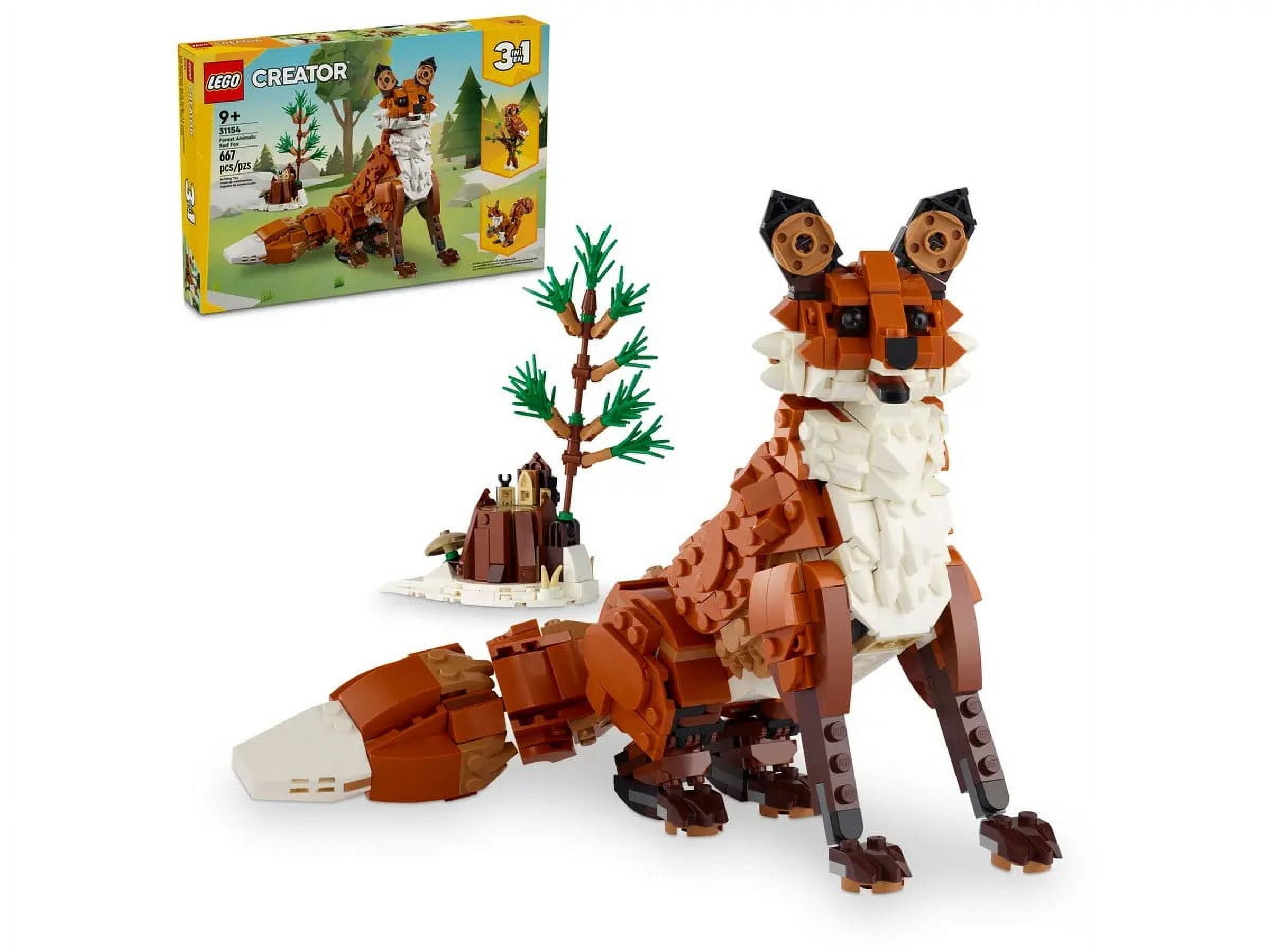 LEGO 31154 Forest Animals: Red Fox - Walmart.com