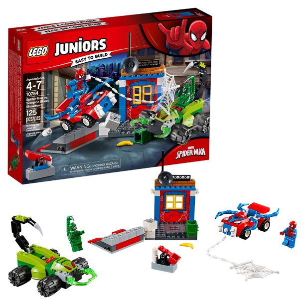 LEGO 4+ Spider-Man vs. Scorpion Street Showdown 10754 - Walmart ...