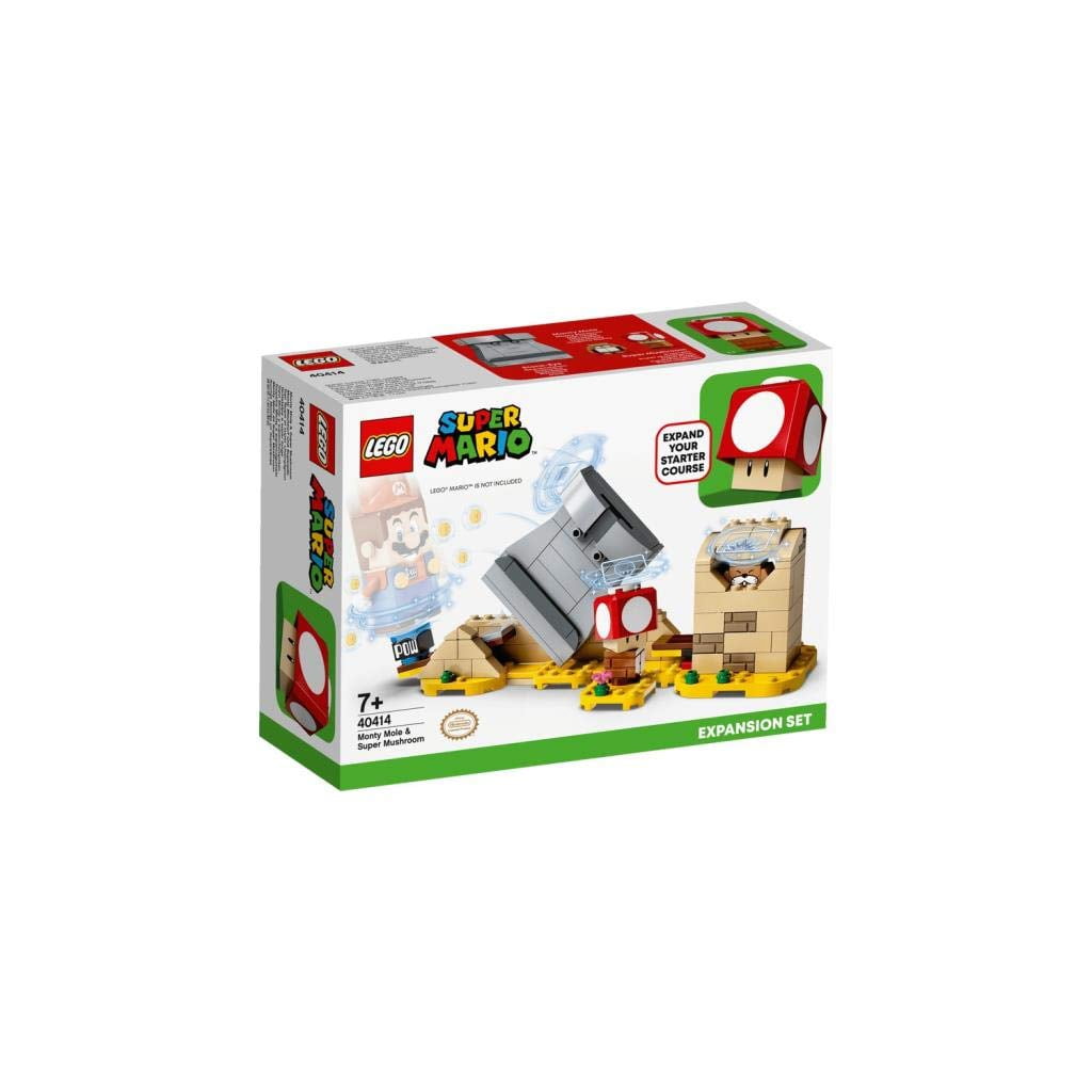 LEGO 40414 Super Mario Monty Mole & Super Mushroom Expansion Exclusive ...