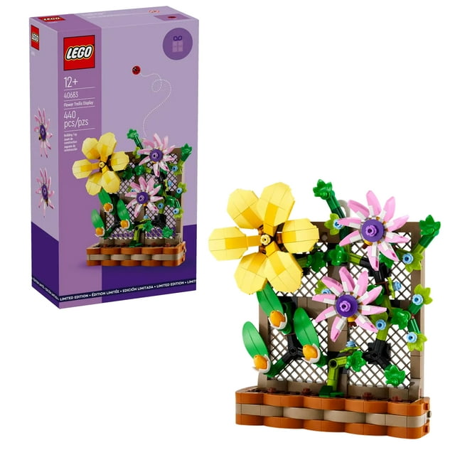 LEGO Spring Set 40683 Flower Trellis Display - Seasonal Plant Pieces ...