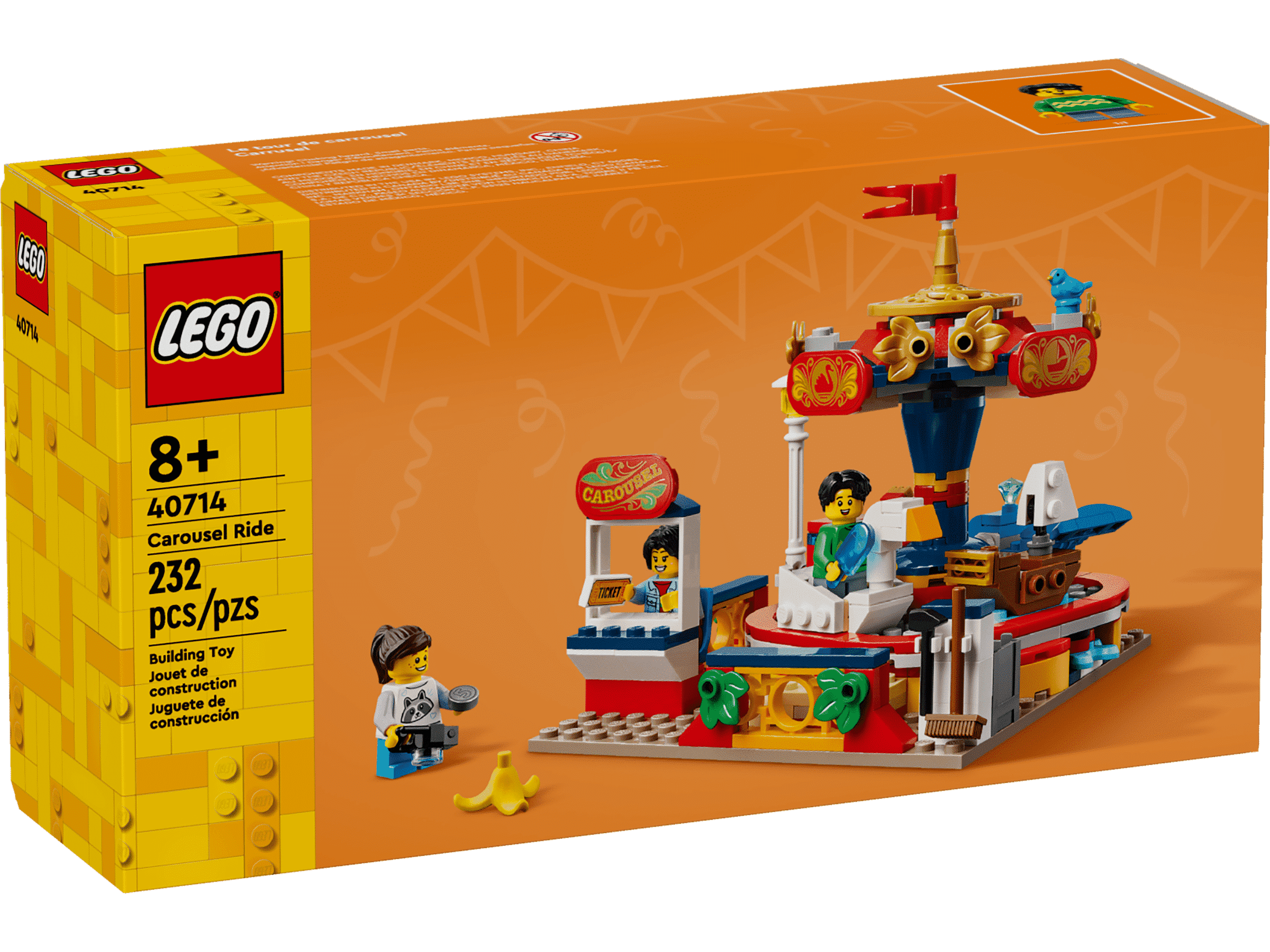 LEGO 40714 Carousel Ride Toy Building Set 8+ 232 Pieces - Walmart.com