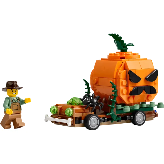 LEGO 40822 Jack-O'-Lantern Pickup Truck 177pcs - Room Decor & Pretend ...