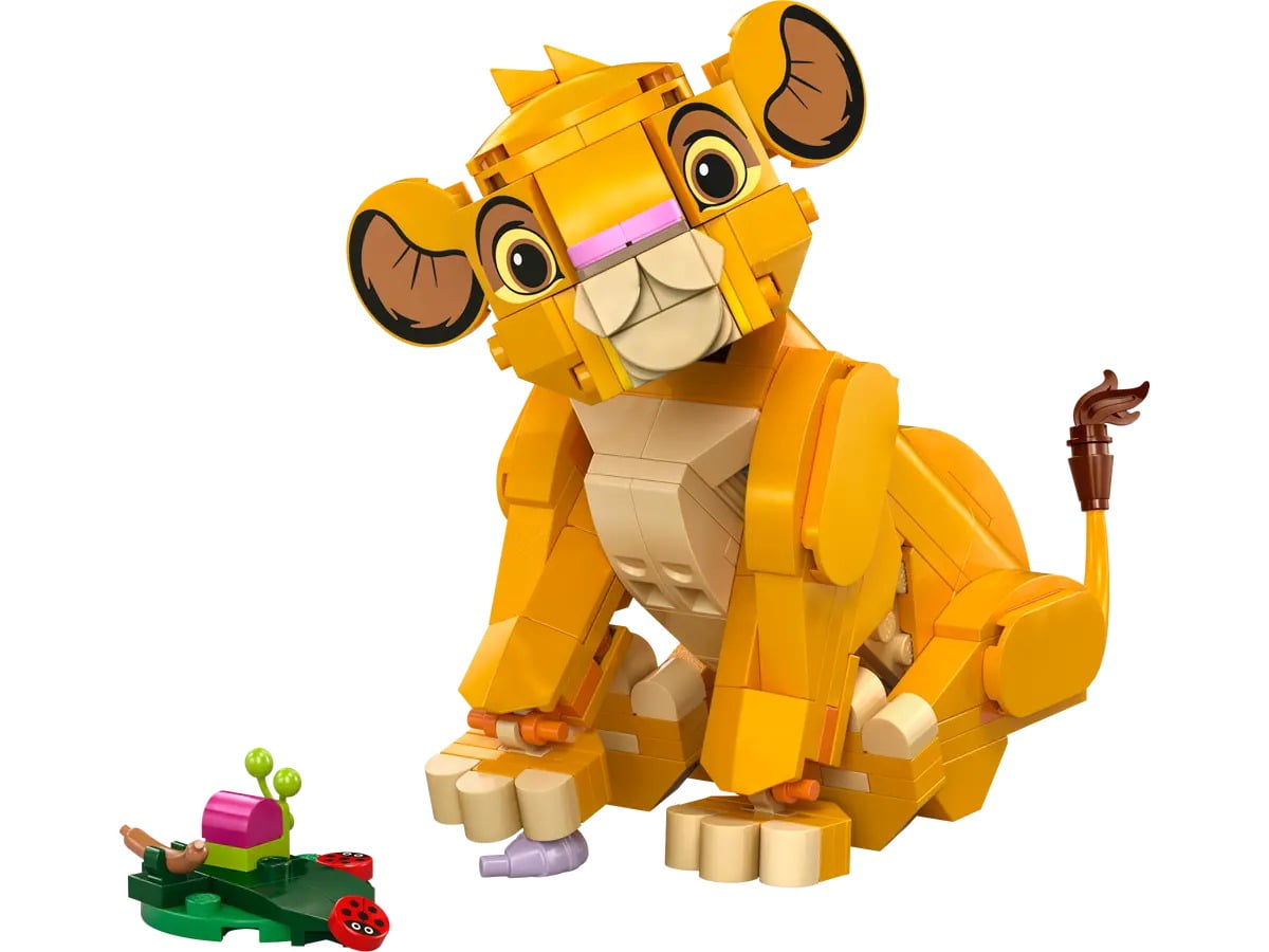 LEGO Simba the Lion King Cub Buildable Model, 222pcs, Creative Play ...