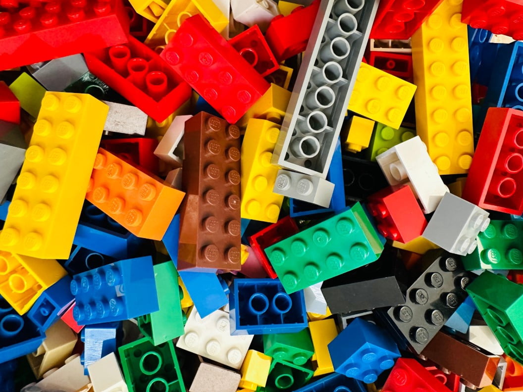 LEGO 5 pounds Bricks Blocks Parts Interlocking Block Building Sets 5 ...