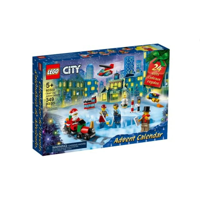 LEGO 60303 City Advent Calendar 2021 Building Set, Christmas Countdown ...