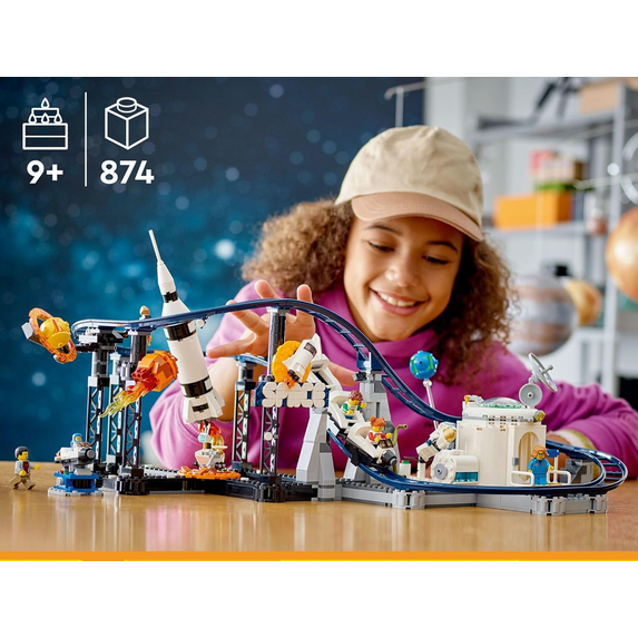 LEGO 6425627 Creator 3 in 1 Space Roller Coaster Building Toy Set ...