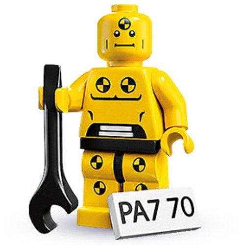 LEGO 8683 Minifigures Series 1 - Demolition Dummy - Walmart.com