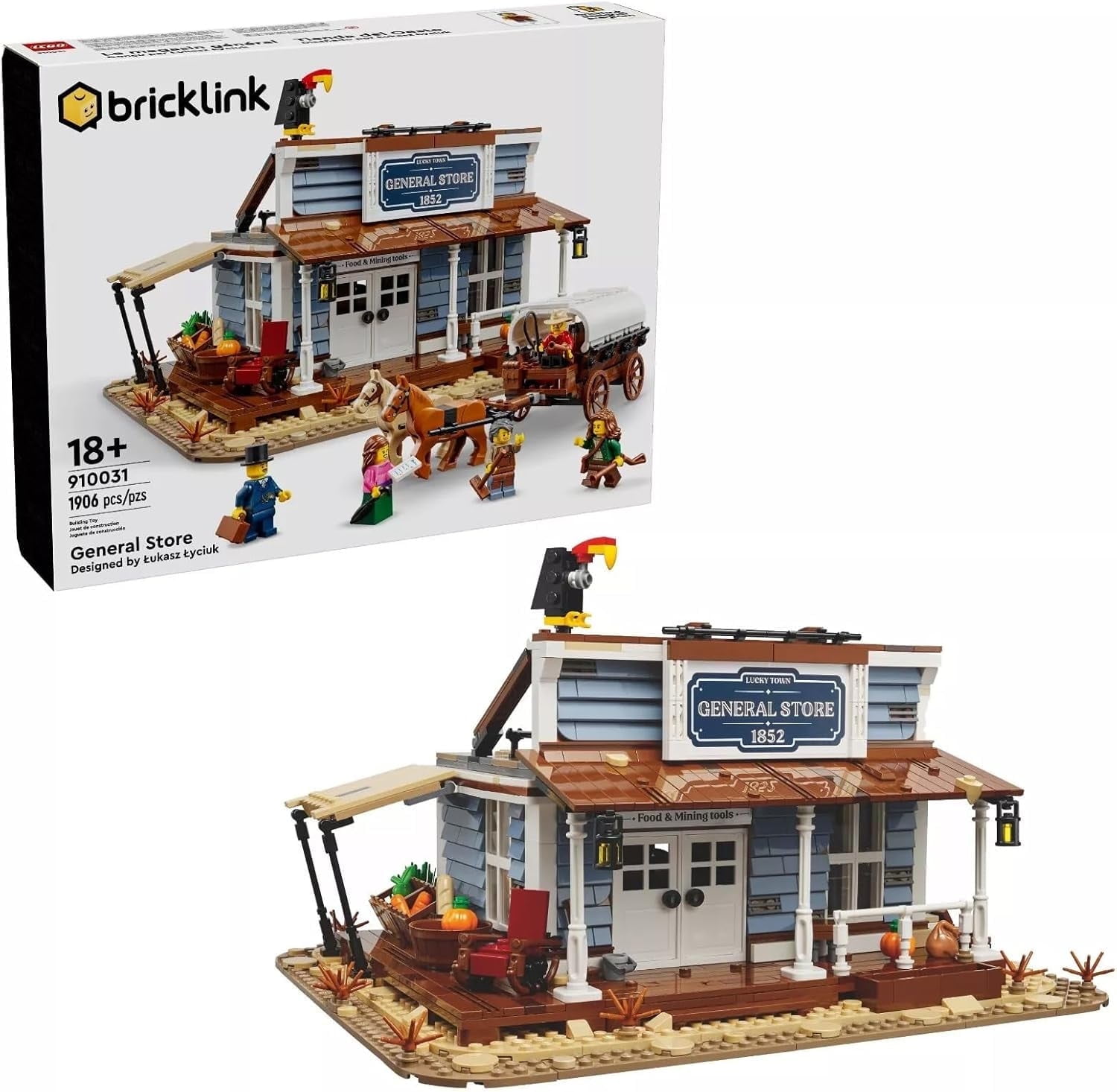 LEGO 910031 Wild West General Store Building Kit - 1,906 Pieces ...