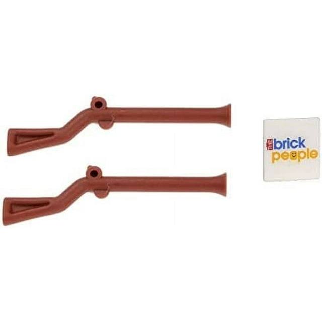 LEGO Accessories: Brown Flintlock Musket - Pirate Gun x2 - Walmart.com