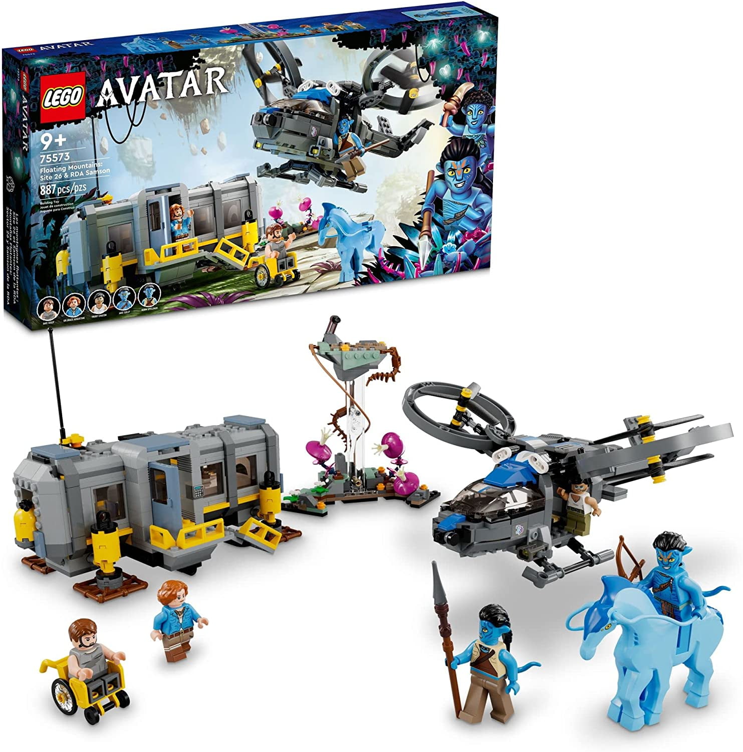 LEGO Avatar Floating Mountains Site 26 & RDA Samson 75573 Building Set ...