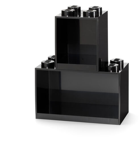 LEGO BRICK SHELF SET IN BLACK - Walmart.com