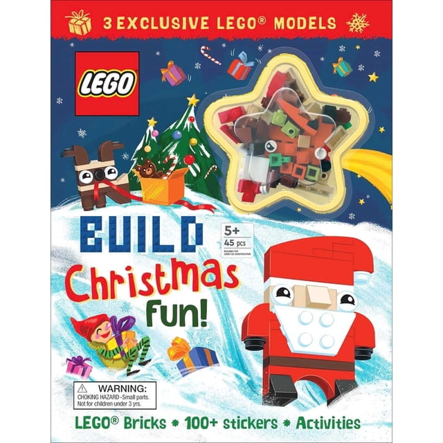 LEGO Books: Build Christmas Fun! (Activity Book with Minifigure ...