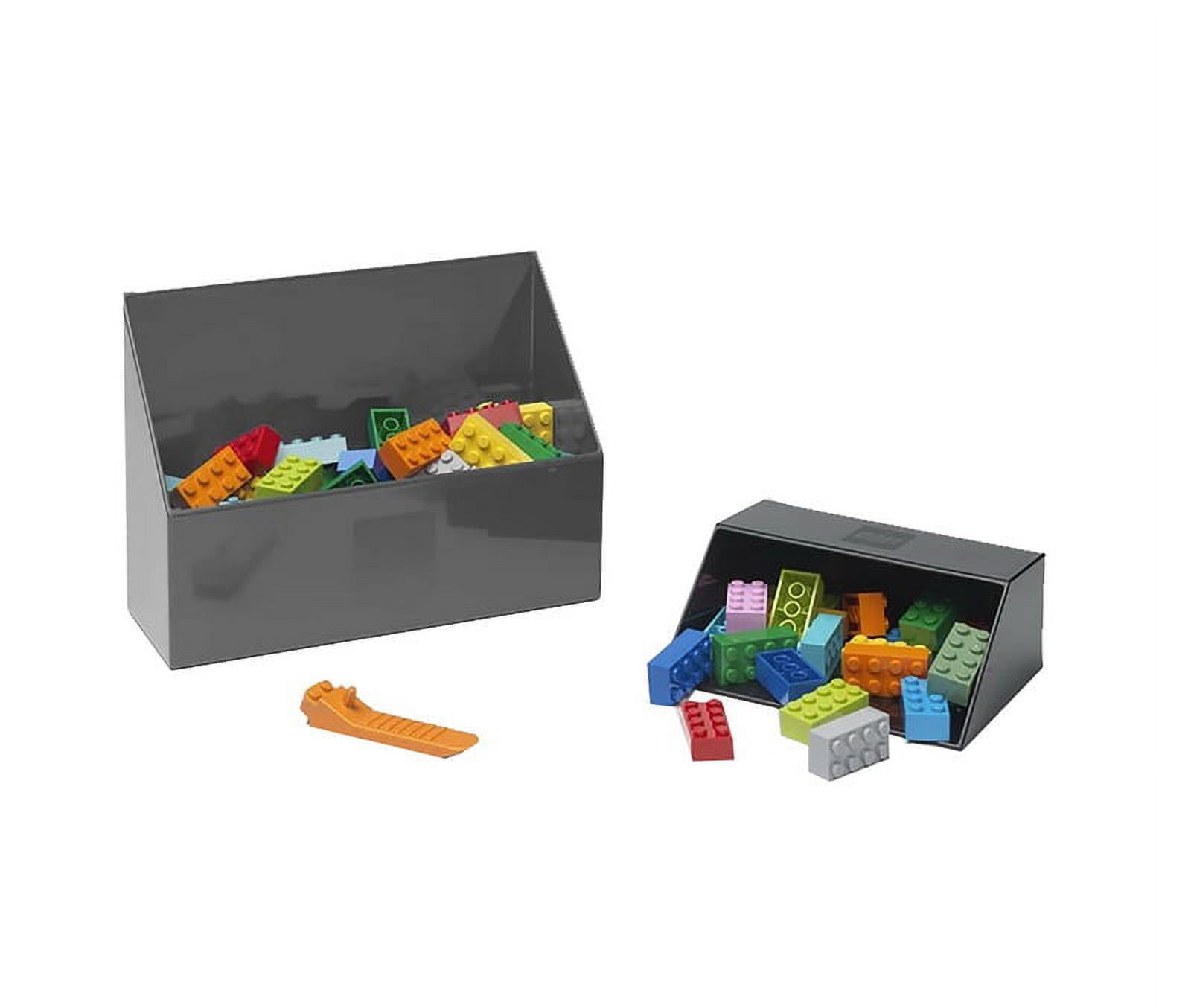LEGO Brick 2 Piece Scooper Set | Grey & Black - Walmart.com