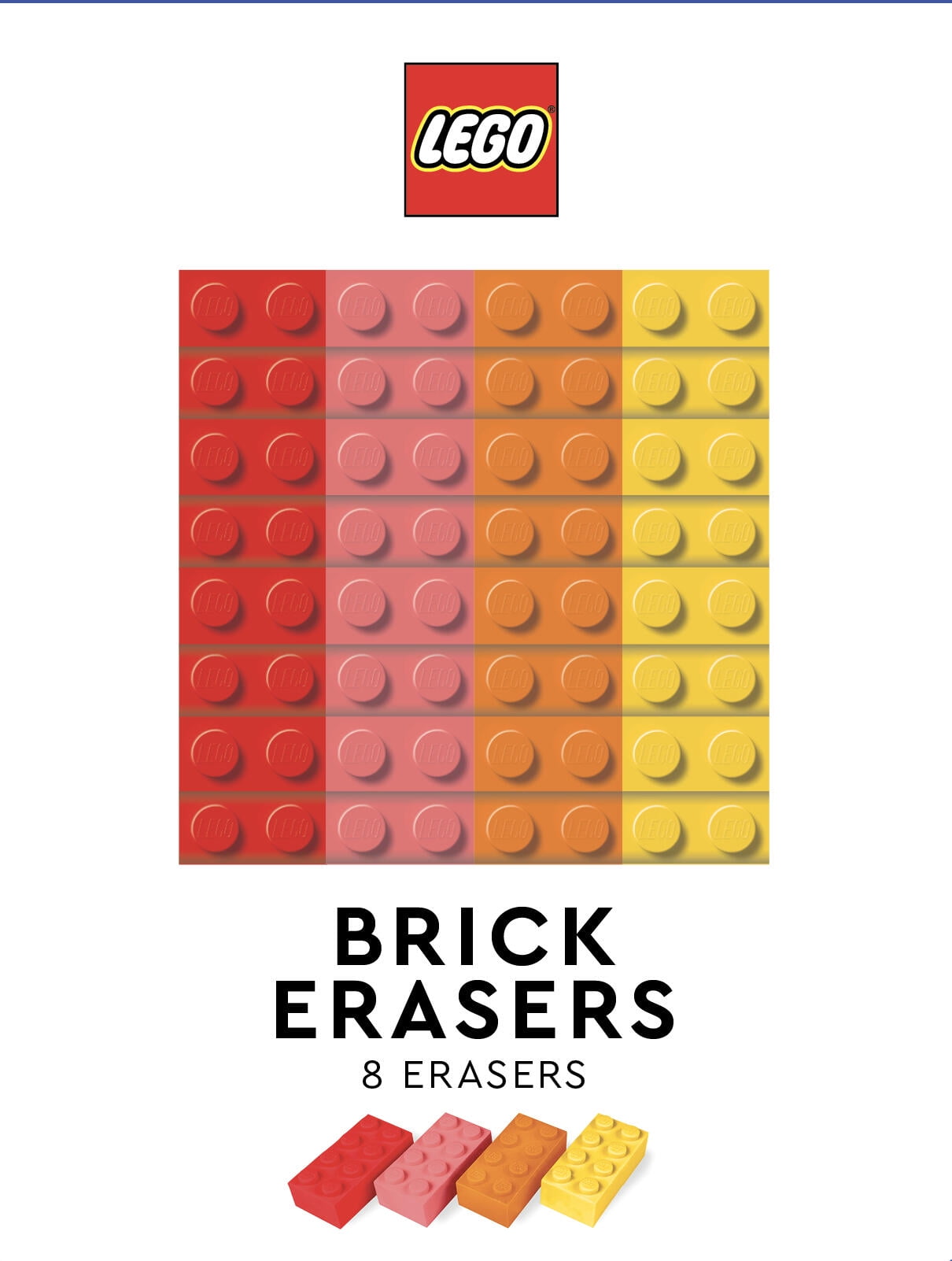 LEGO Brick Erasers (Multicolor) - Walmart.com