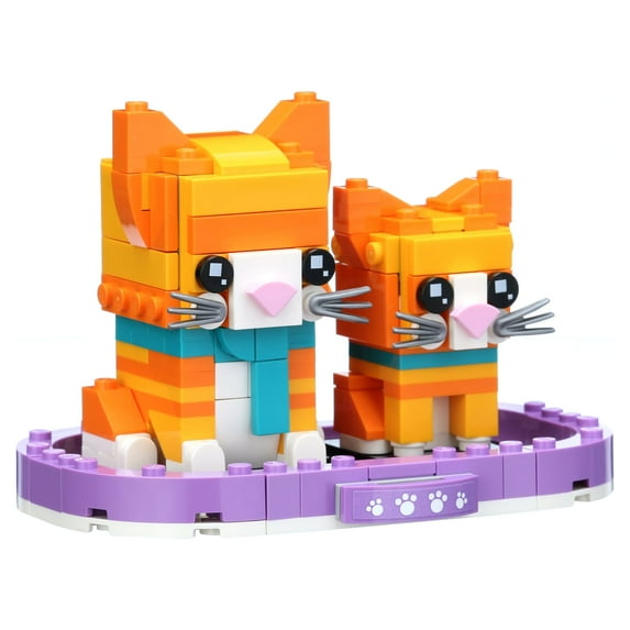 LEGO BrickHeadz Ginger Tabby 40480, Collectible Construction Set, Fun ...