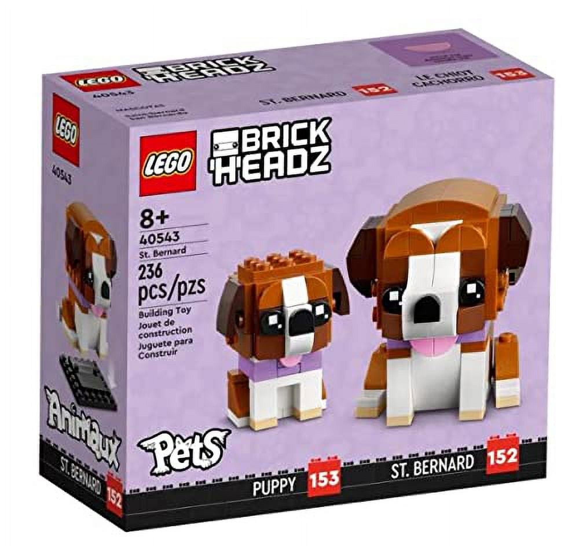 Lego BrickHeadz Pets Dogs, Cats, Fish, Birds or Hamsters (Choose Pet ...