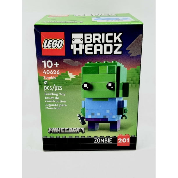 LEGO Brickheadz 40626 MineCraft Zombie 81pcs New In Box - Walmart ...