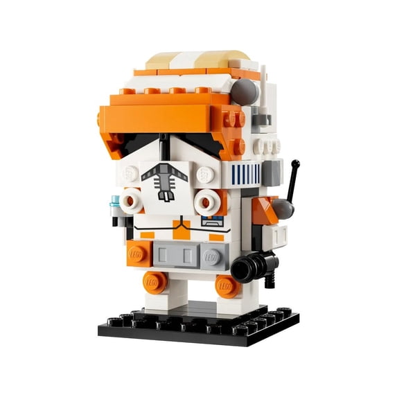 LEGO BrickHeadz Clone Commander Cody Figure, 147 Pieces, Helmet, Star ...