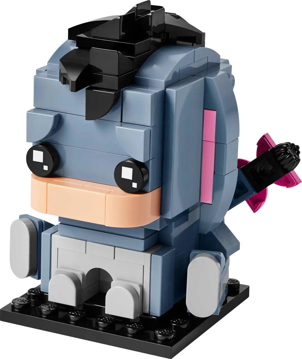 "LEGO BrickHeadz Eeyore Toy, Disney Winnie the Pooh Figure, 156pcs, 3 ...