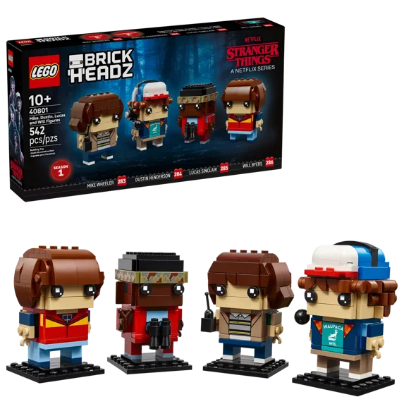 LEGO Brickheadz 40801 Stranger Things Mike, Dustin, Lucas and Will ...